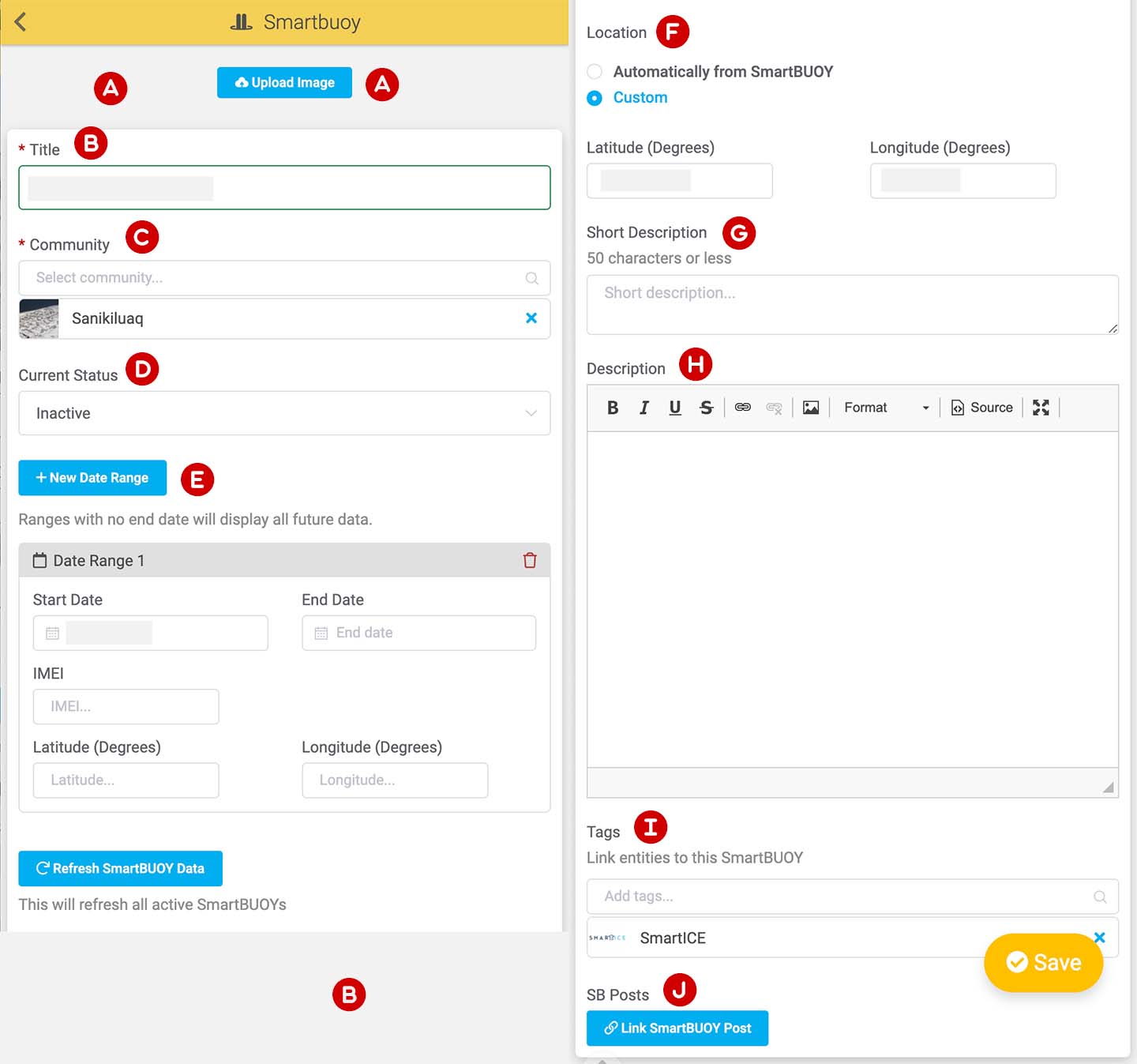 Edit a SmartBUOY Profile – SIKU Support Site